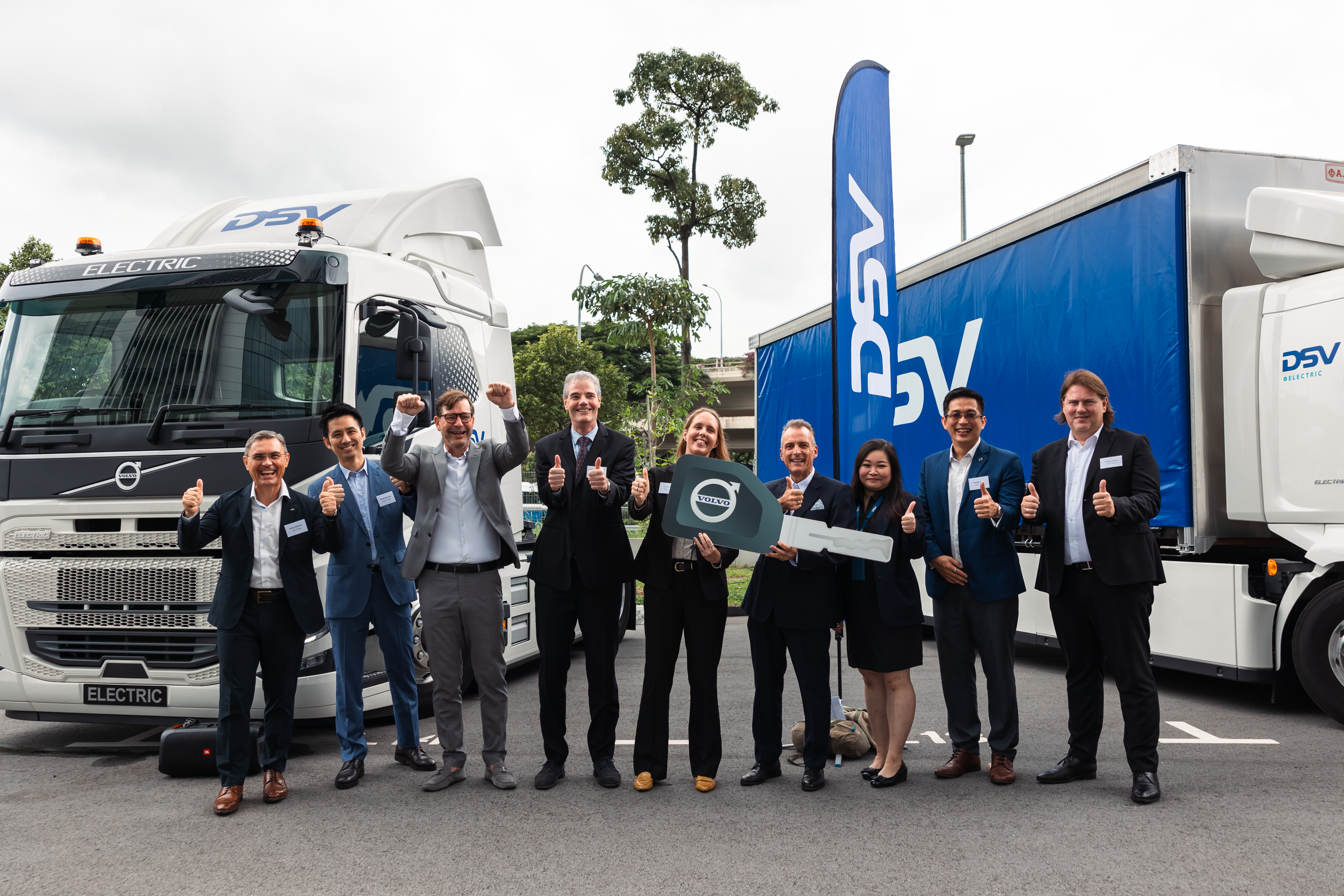 DSV Advances Sustainable Logistics with Volvo Electric Trucks
