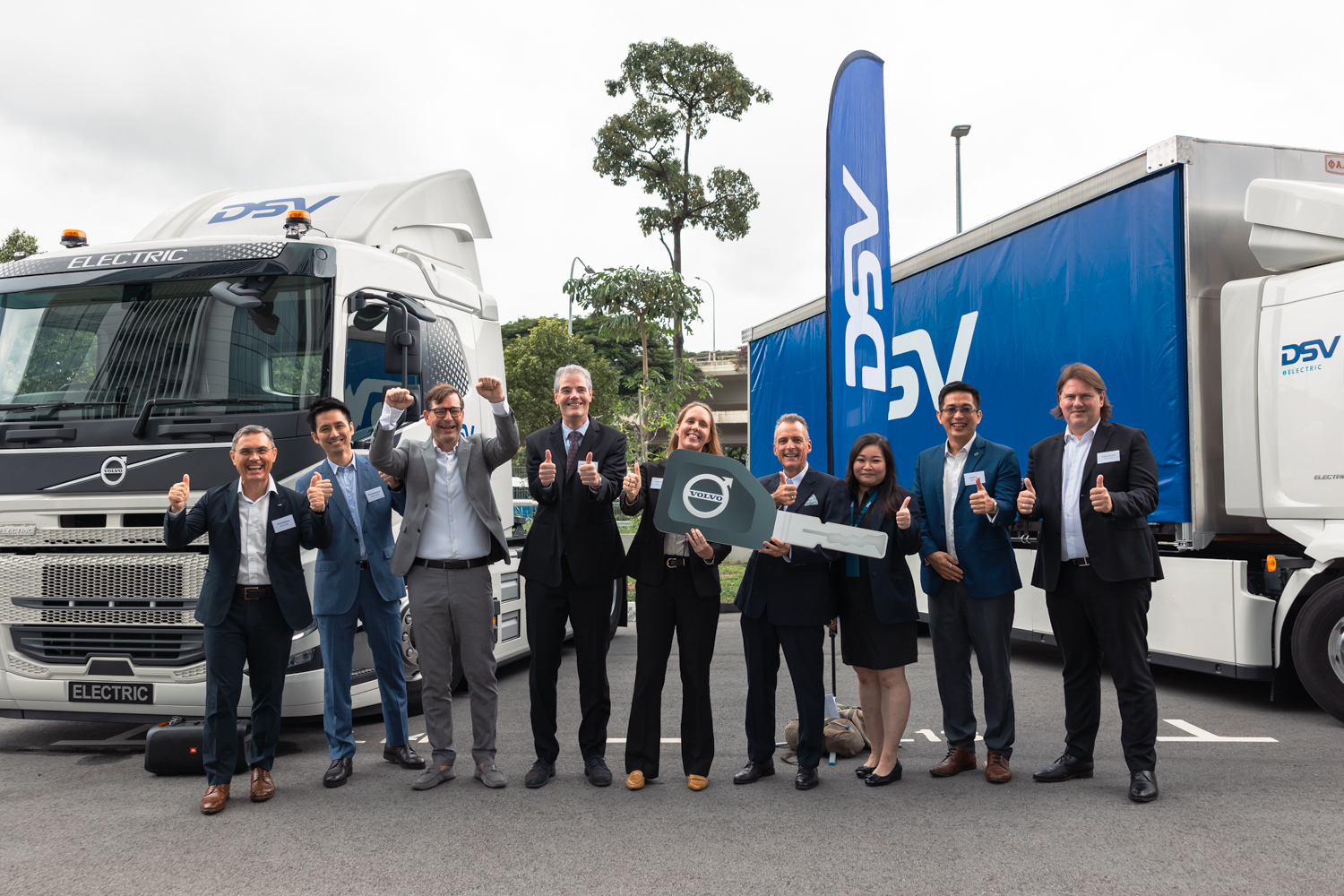 Global logistics giant acquires Volvo Electric Trucks in Singapore